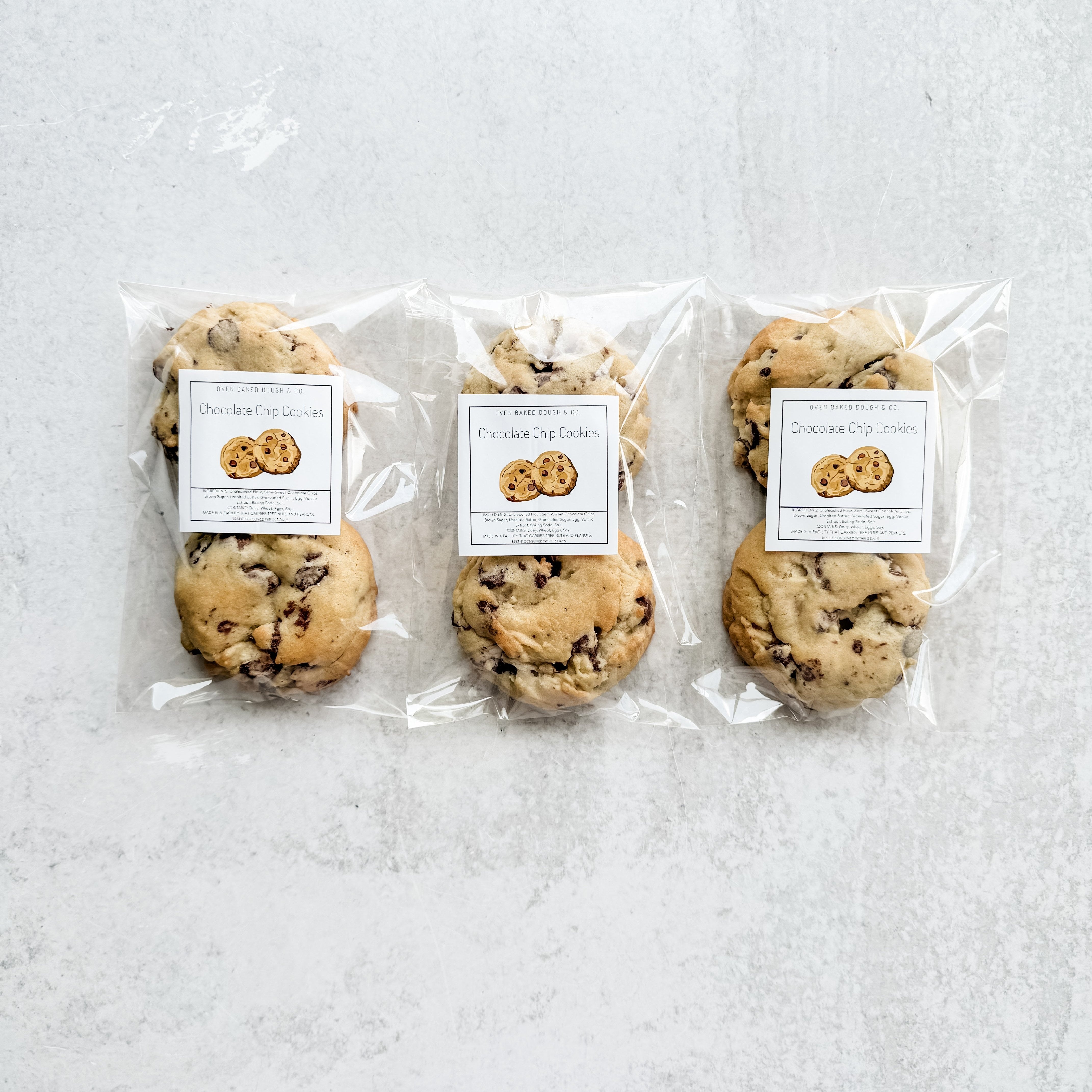 Chocolate Chip Cookies Gift Box | Fresh Baked Cookie Delivery | L+P ...