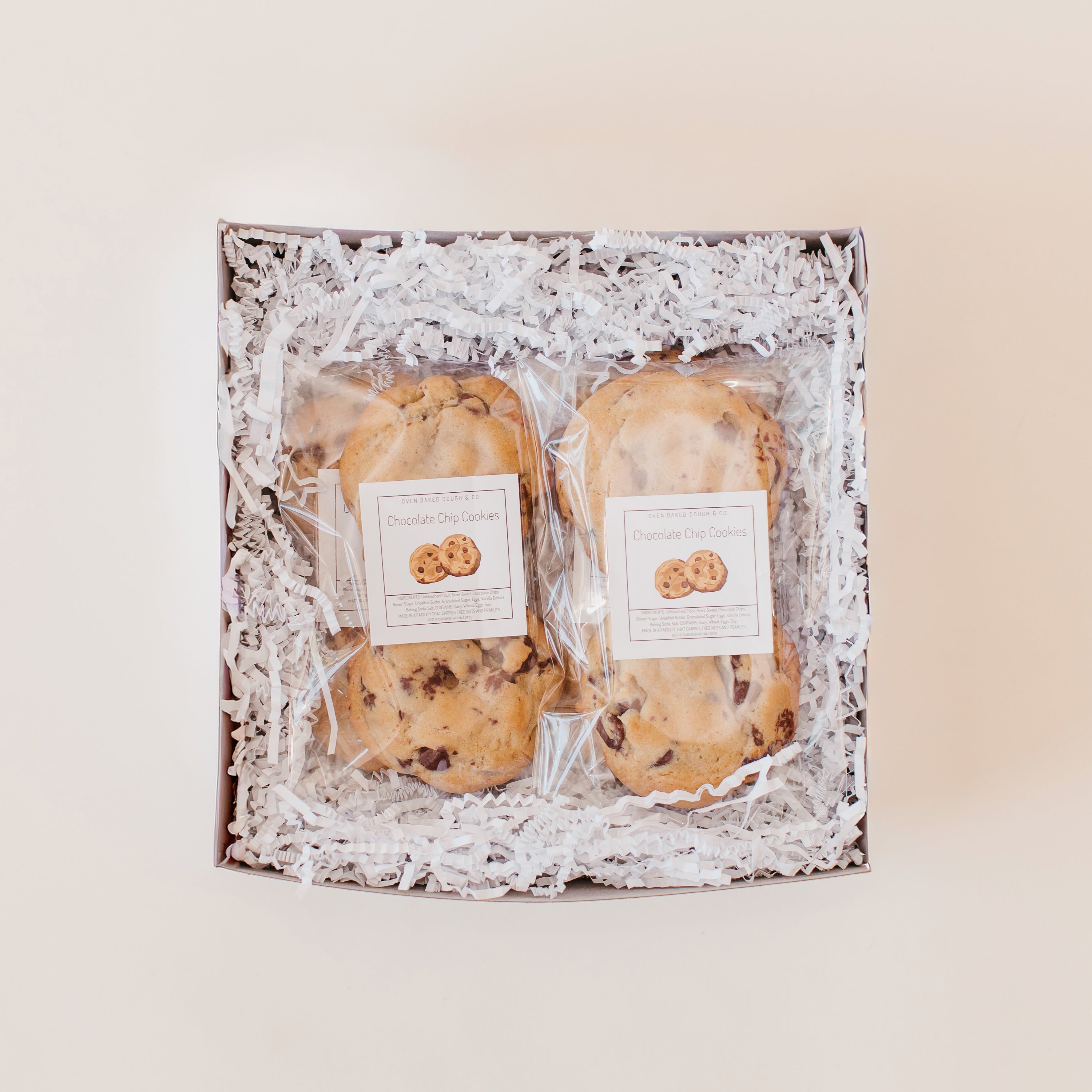 Chocolate Chip Cookies Gift Box | Fresh Baked Cookie Delivery | L+P ...