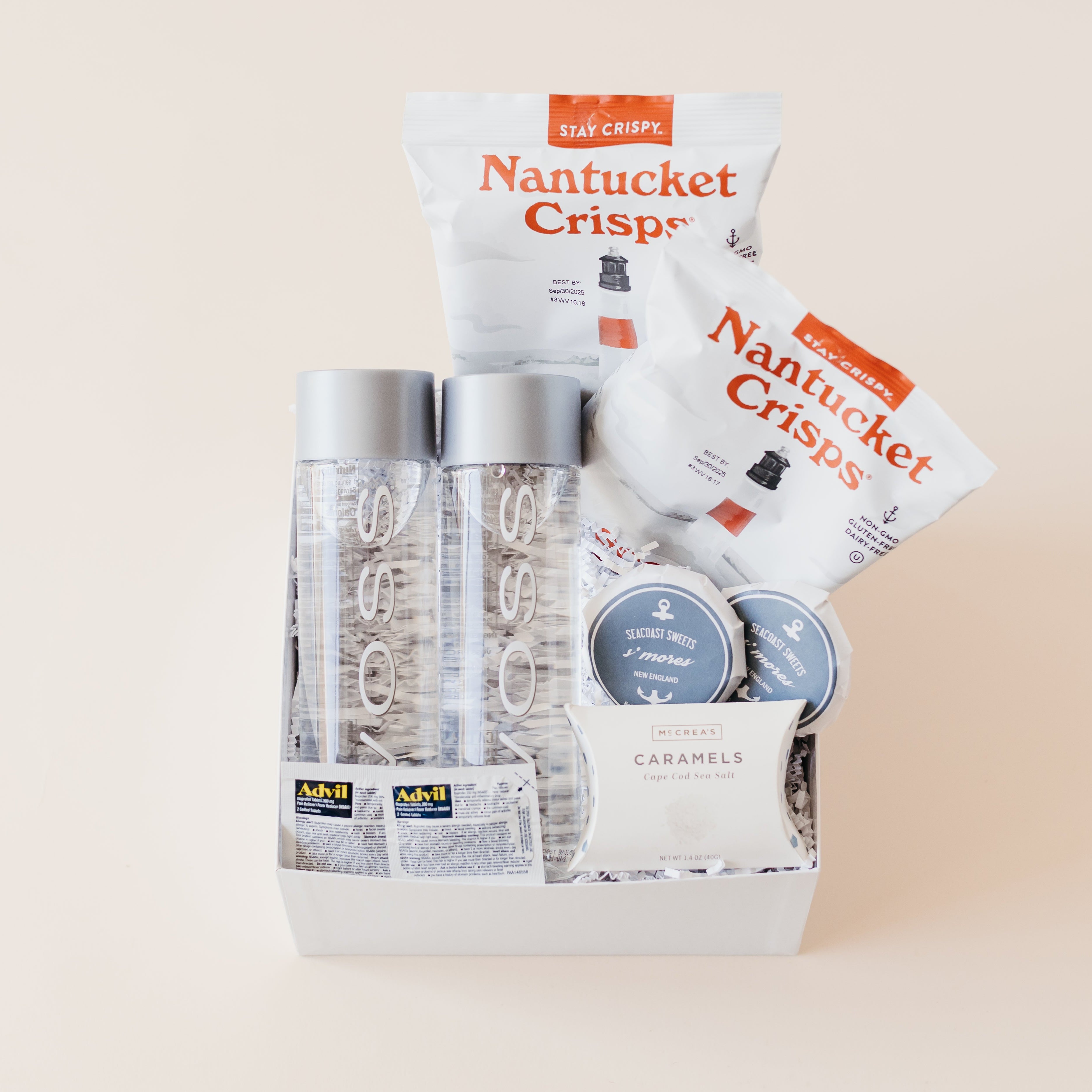 Taste of New England Gift Box with Crisps, Sweets & Water | L+P ...