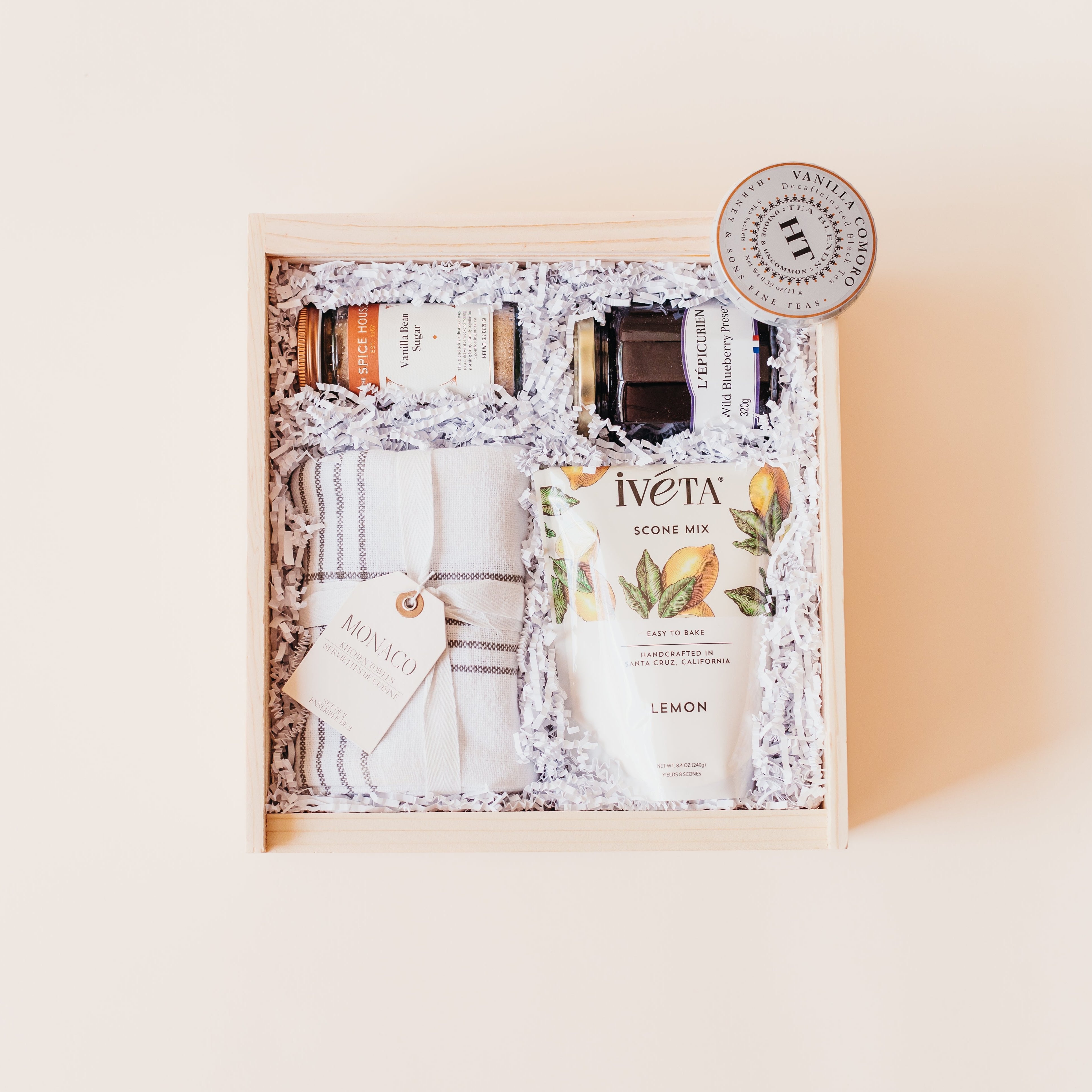 Scone Brunch Gift Box | Breakfast & Tea Gift Set | Lavender + Pine ...